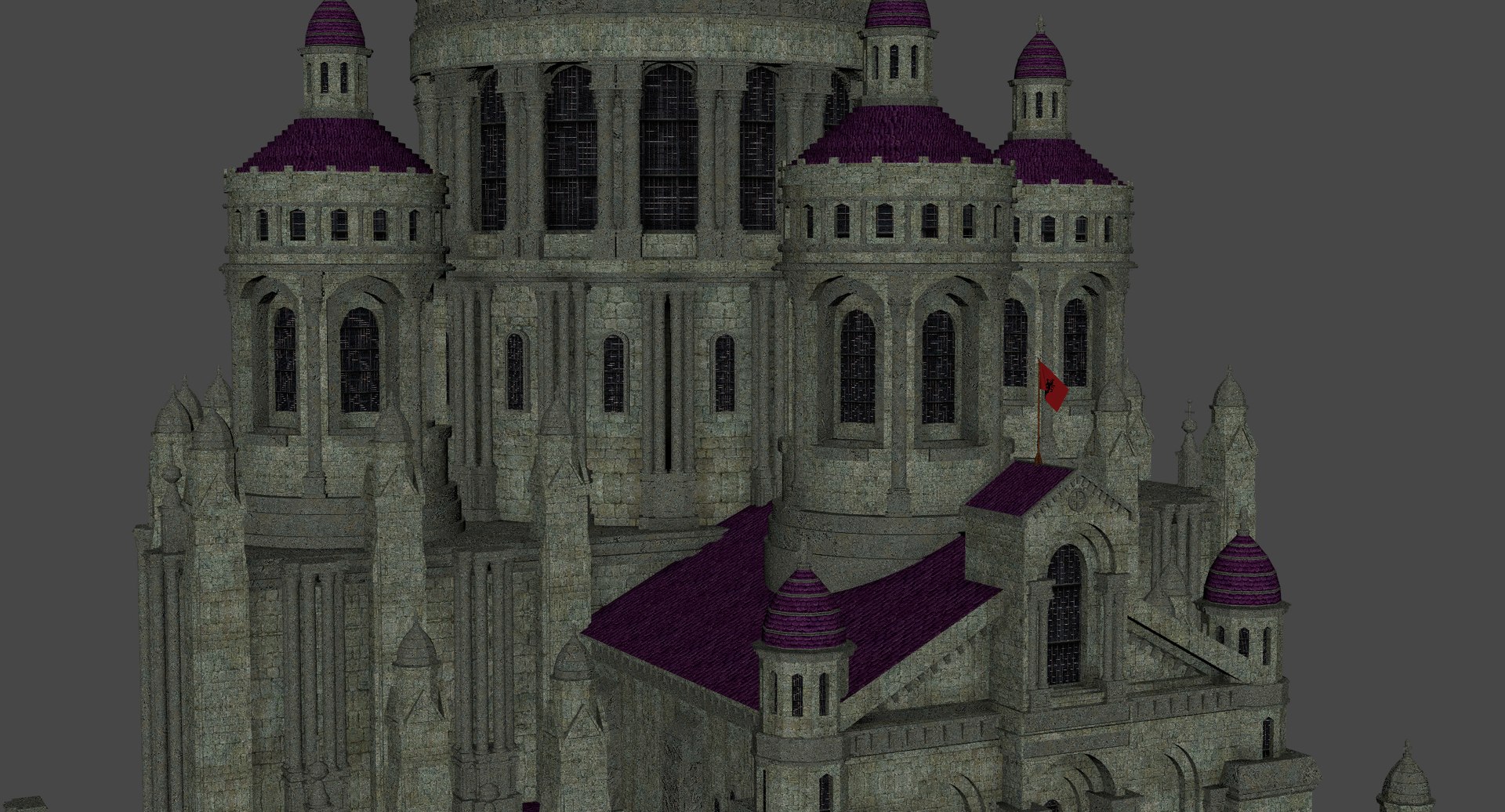 Fantasy Dome Castle 3D Model - TurboSquid 1834241