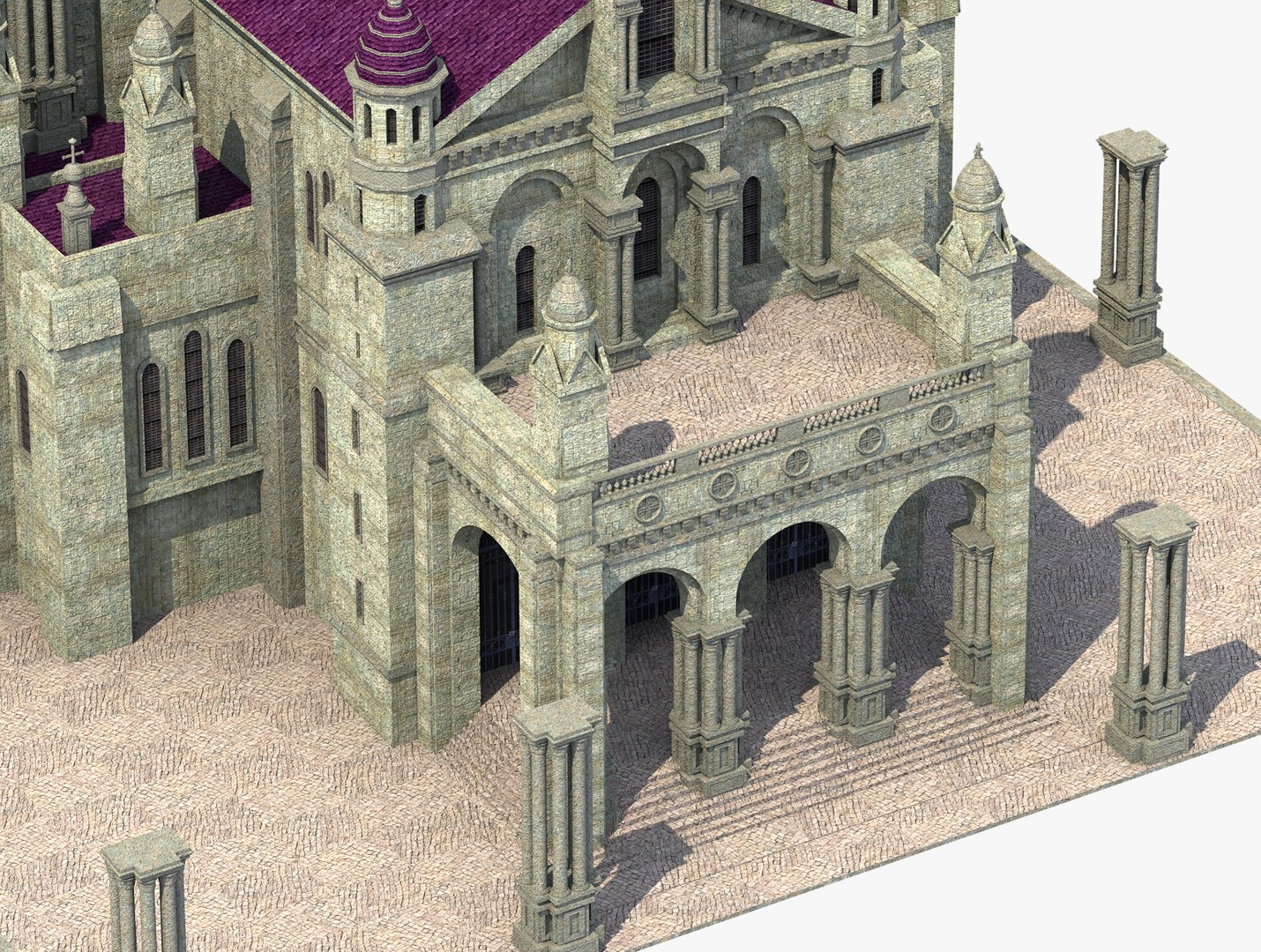 Fantasy Dome Castle 3D Model - TurboSquid 1834241