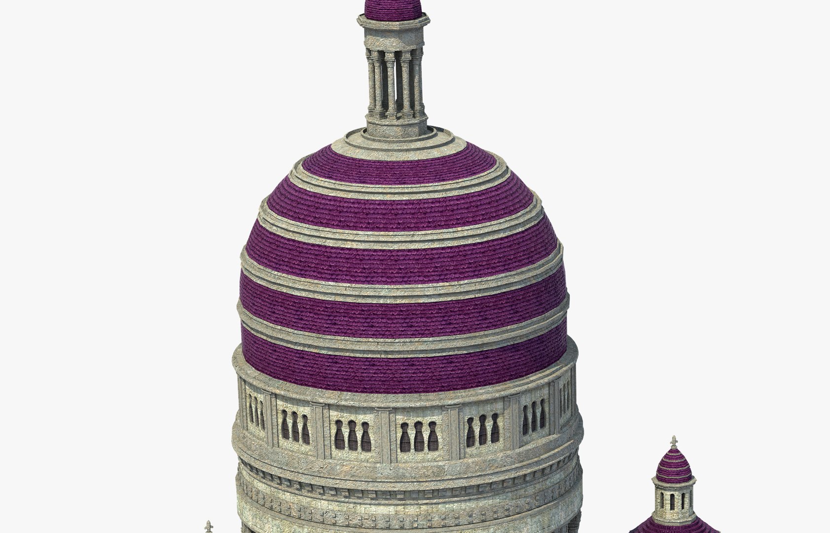 Fantasy Dome Castle 3D Model - TurboSquid 1834241