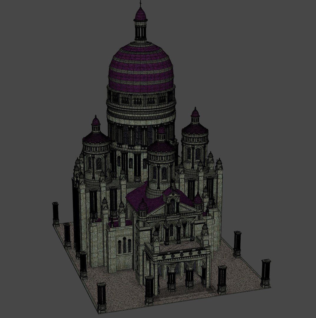 Fantasy Dome Castle 3D Model - TurboSquid 1834241