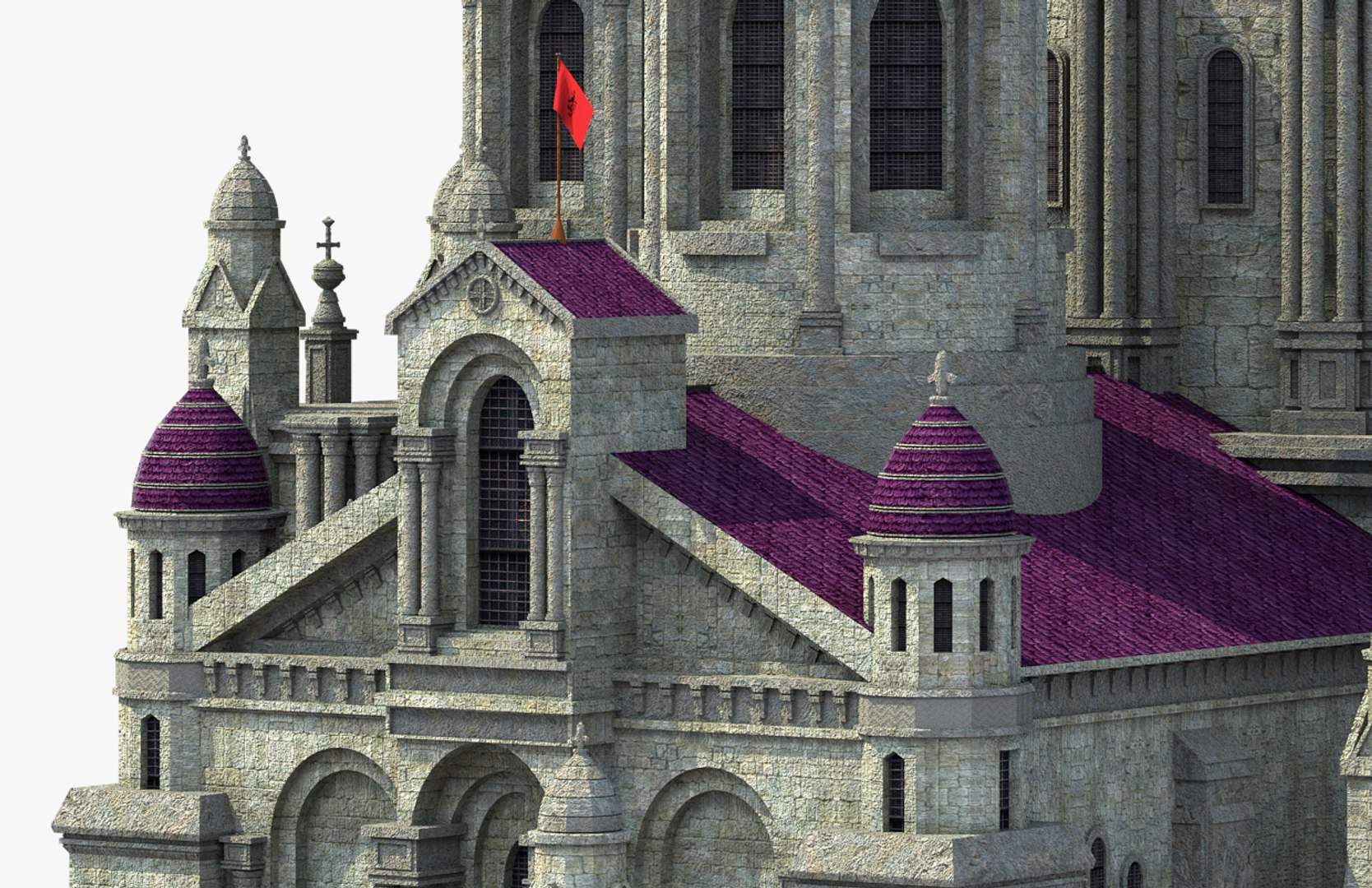 Fantasy Dome Castle 3D Model - TurboSquid 1834241