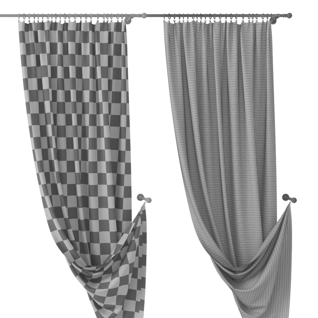 Free Curtain 3d Model