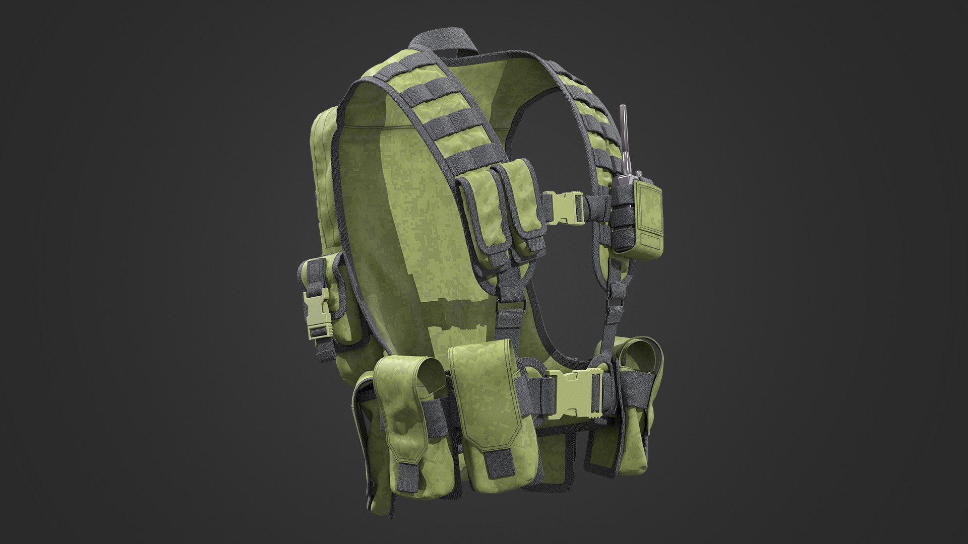 Tactical Equipment 2 3D Model - TurboSquid 2201356
