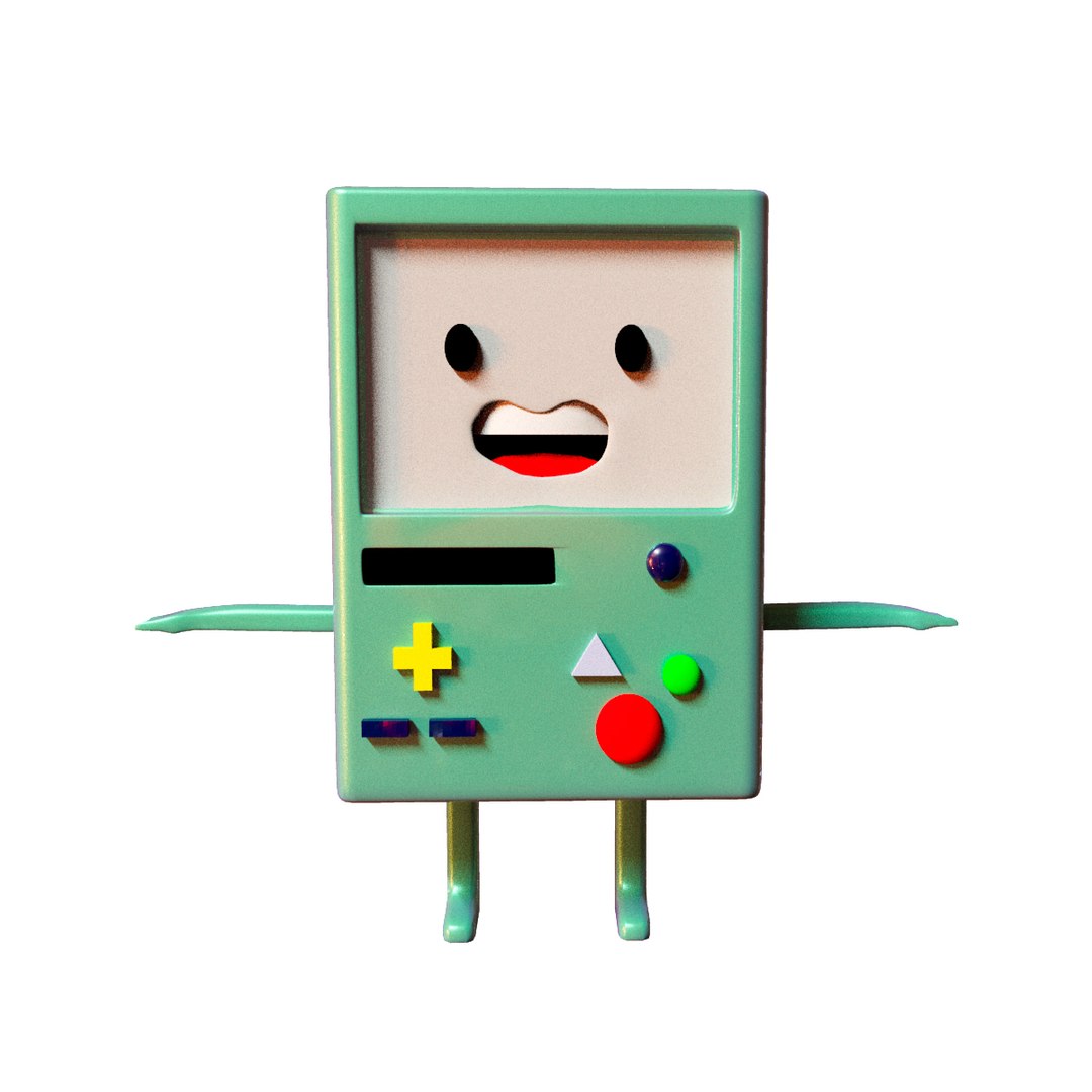 3D MODEL BMO ADVENTURE TIME 3D model - TurboSquid 2175900