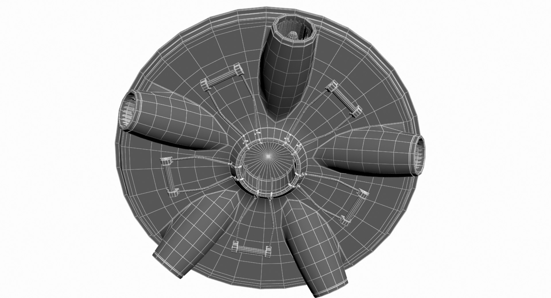 3D Scifi Engine Turntable Model - TurboSquid 1412464