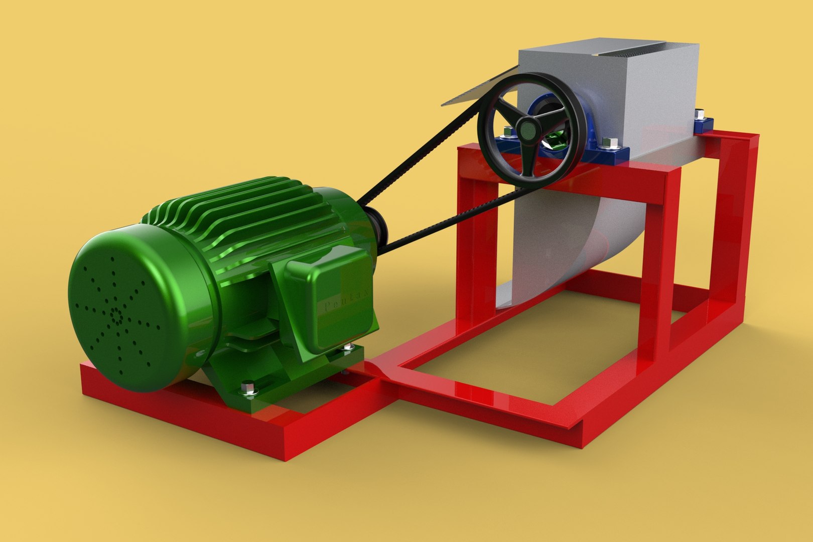 3D Model AUTO ELECTRIC COCONUT GRATING MACHINE SHREDDER SCRAPER CHOPPER ...