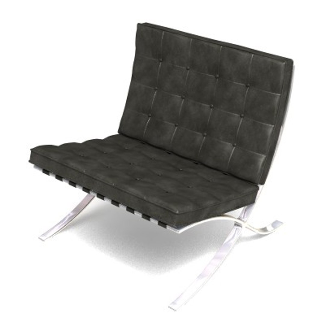 3d Barcelona Chair Model