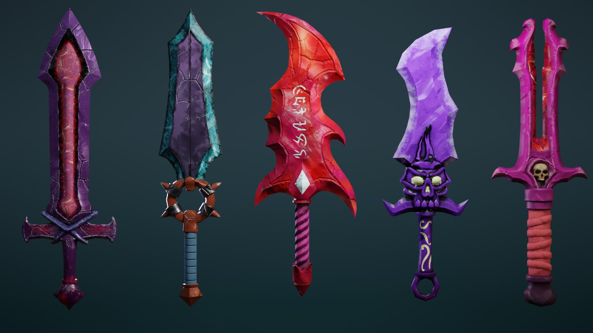 3D Model Swords Pack 3d Model - TurboSquid 2516436