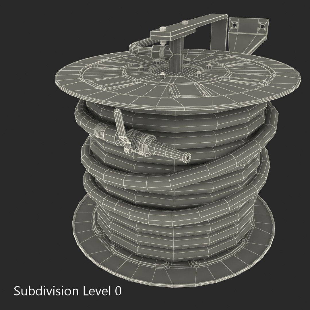 3d model hose reel