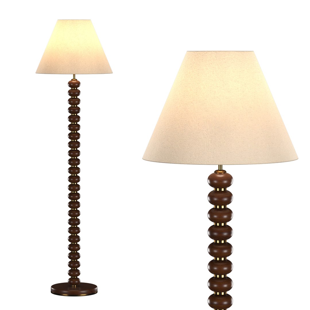 Greyson Floor Lamp 3D Model - TurboSquid 2188621