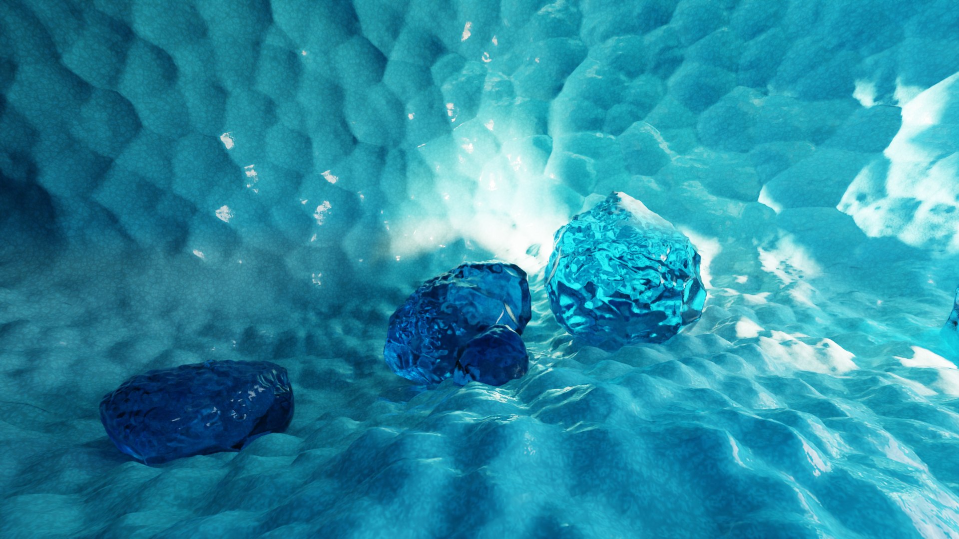 3D Model Cave Ice Frozen - TurboSquid 1690409