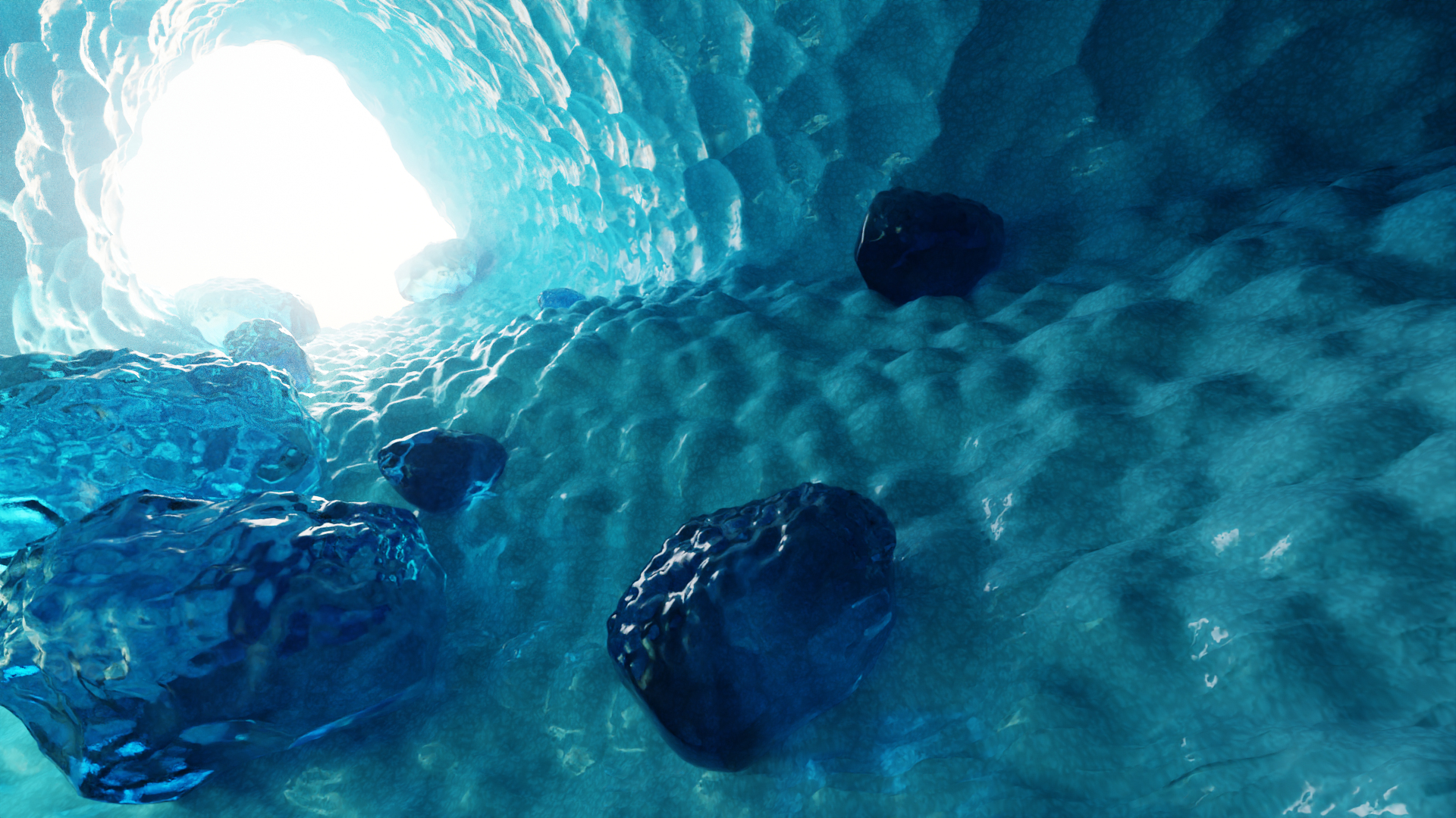 3D model cave ice frozen - TurboSquid 1690409