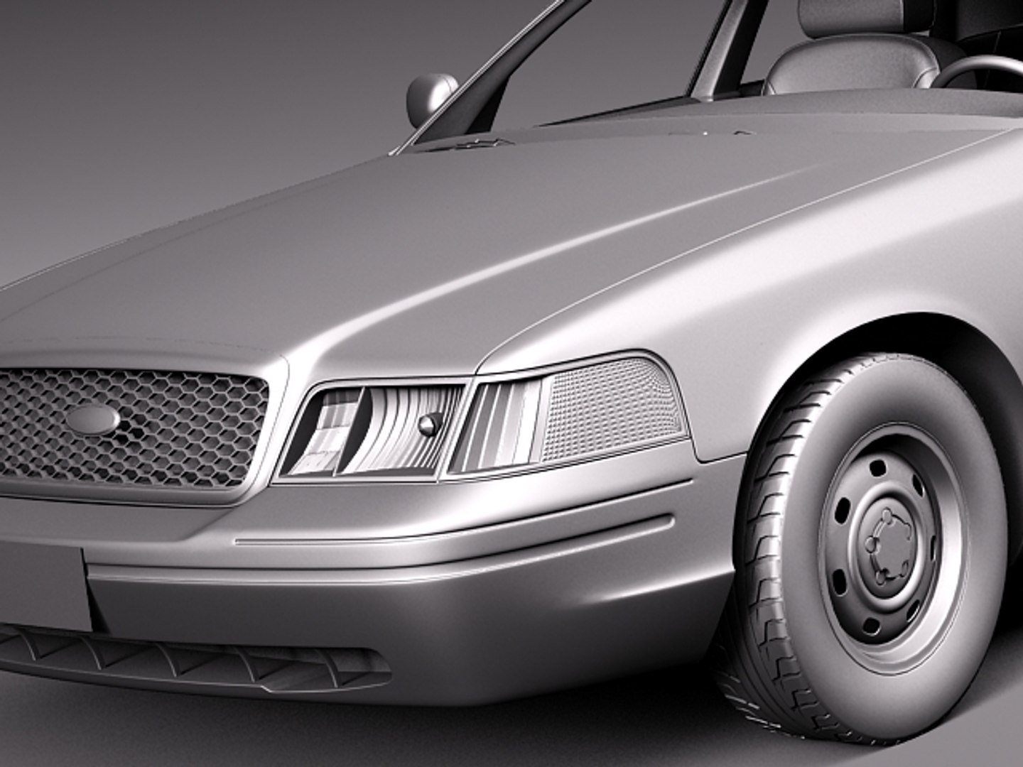 3d model crown victoria 1998