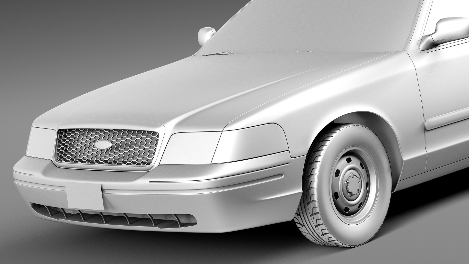 3d model crown victoria 1998