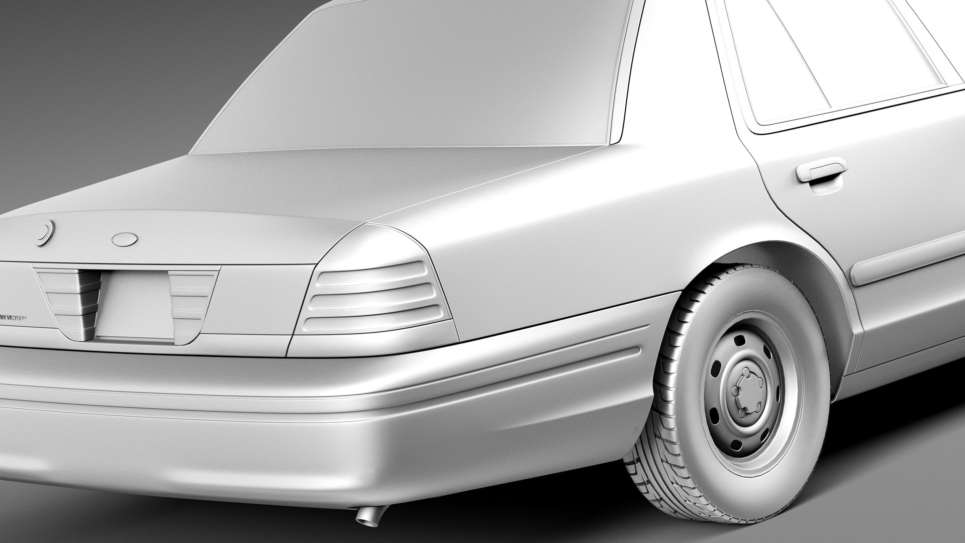 3d model crown victoria 1998
