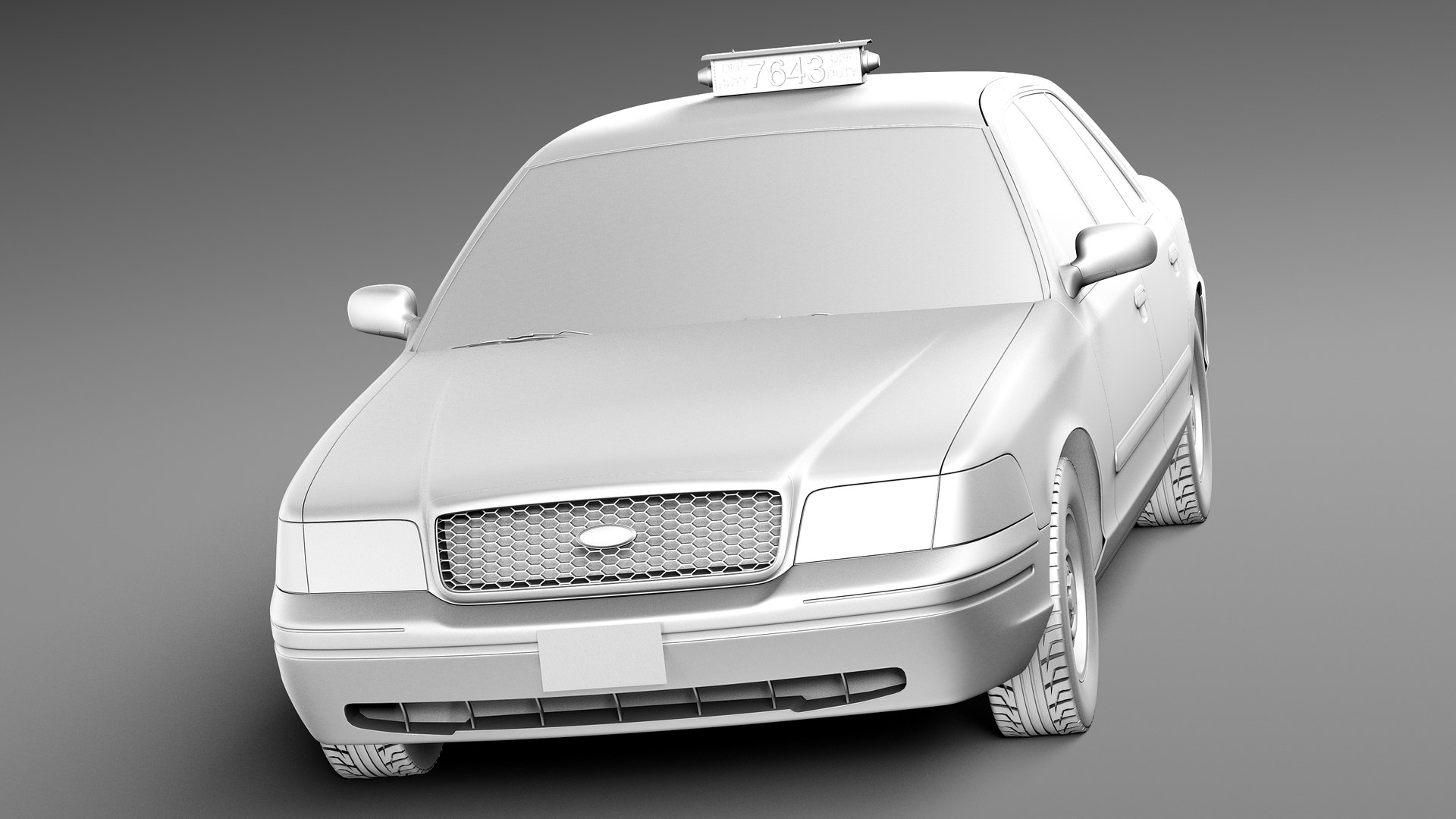 3d model crown victoria 1998