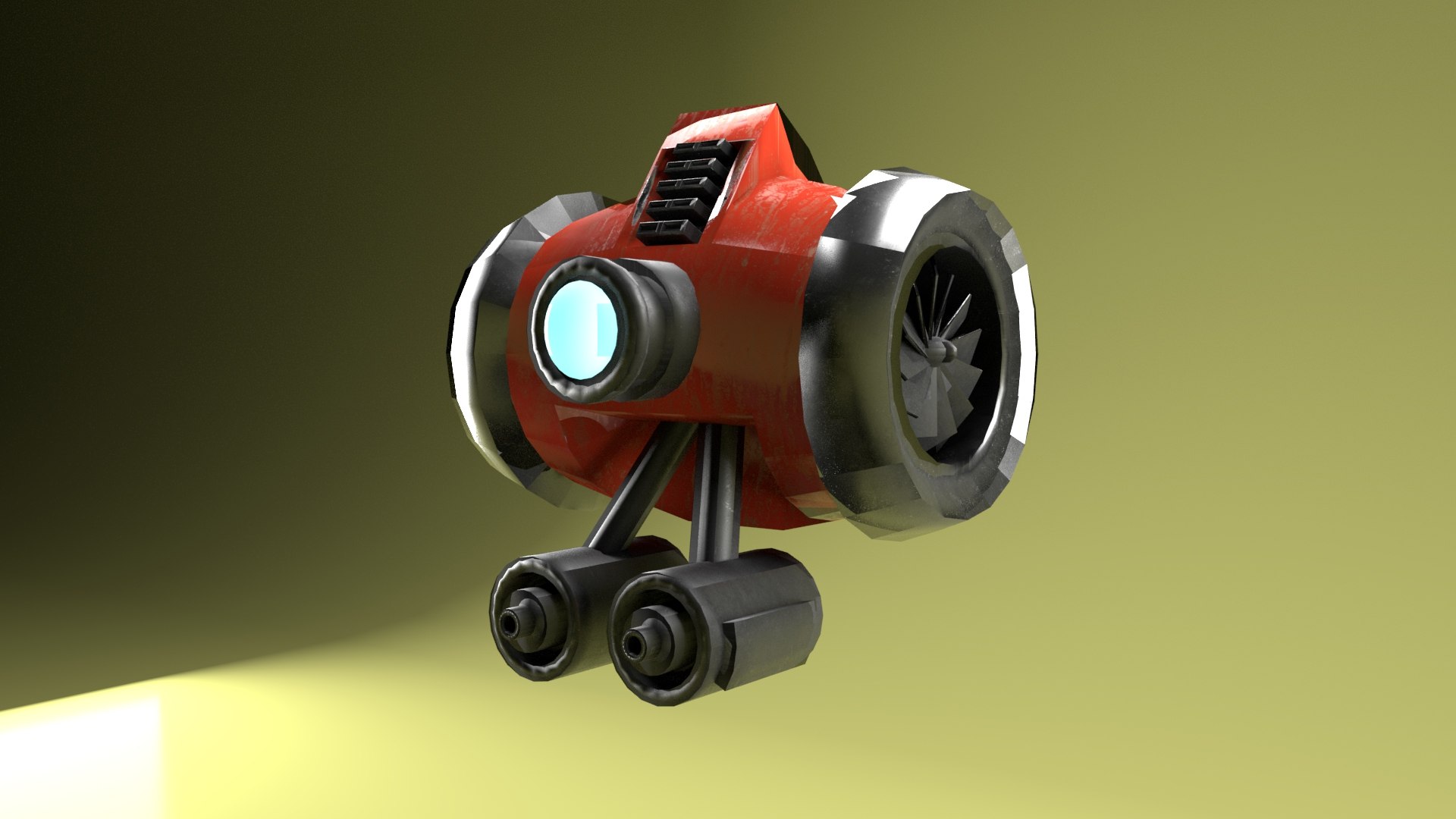 3D model Drone Turret - TurboSquid 1938709