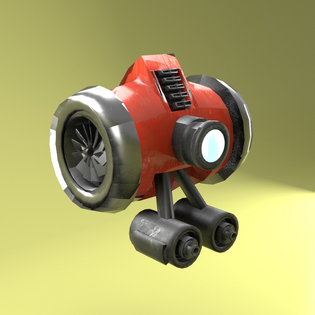 3D model Drone Turret - TurboSquid 1938709