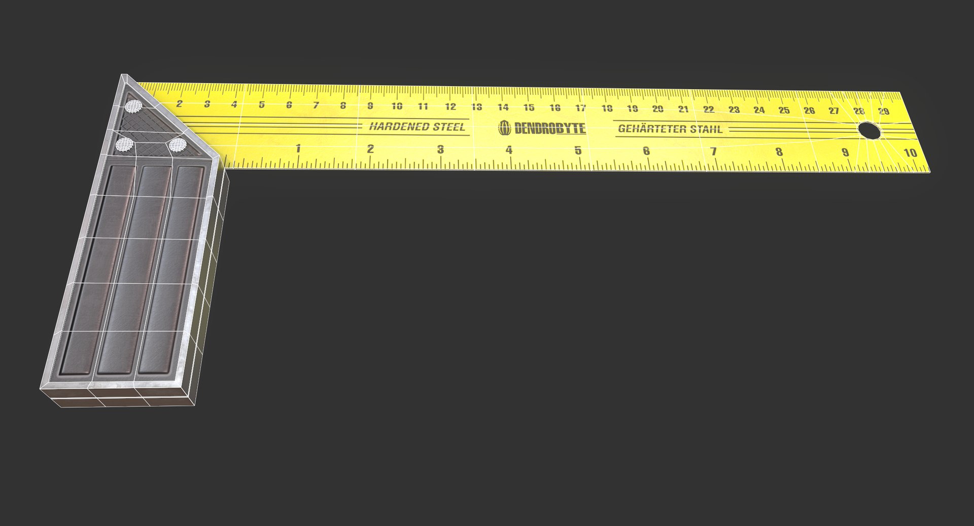 3D Square Ruler Industry - TurboSquid 1634980