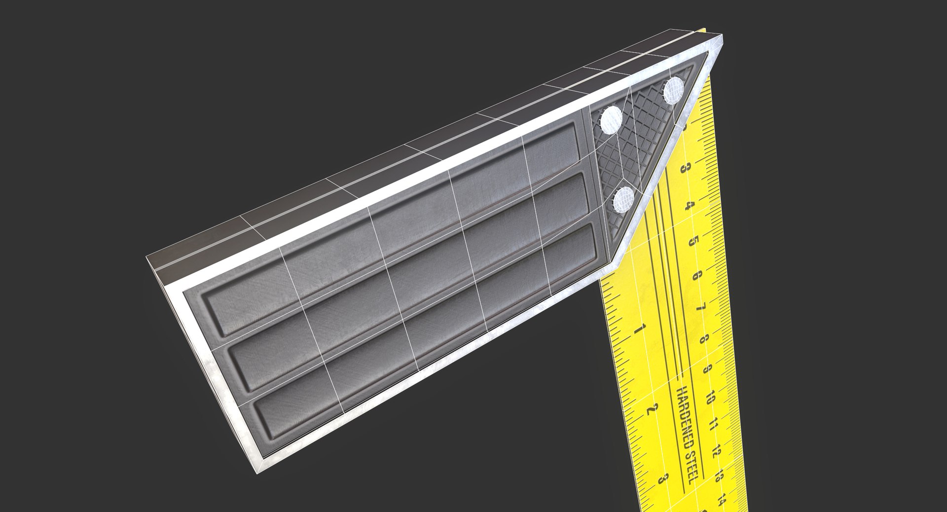 3D Square Ruler Industry - TurboSquid 1634980