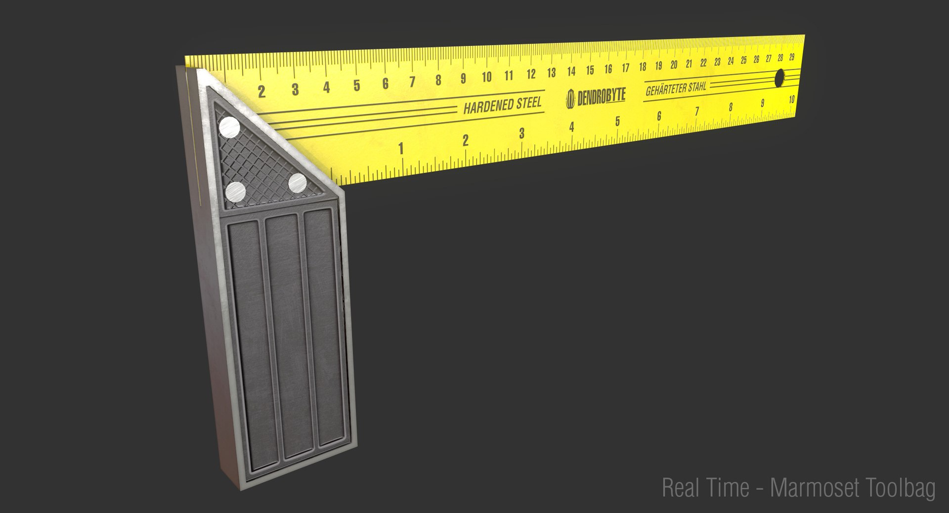3D Square Ruler Industry - TurboSquid 1634980