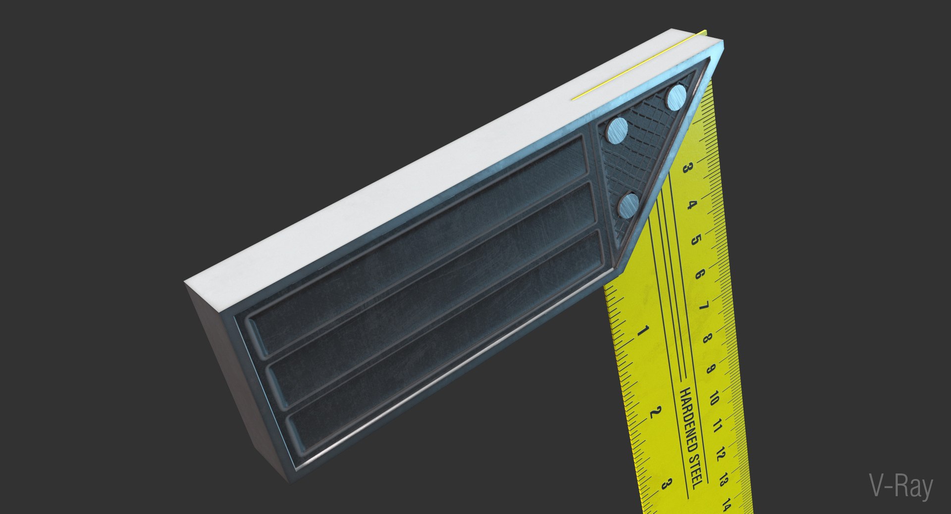 3D Square Ruler Industry - TurboSquid 1634980