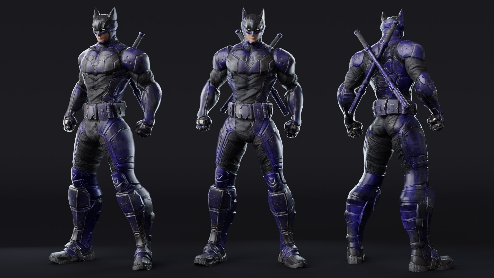 Male Superhero Game Character - Howlman 3D - TurboSquid 2442544
