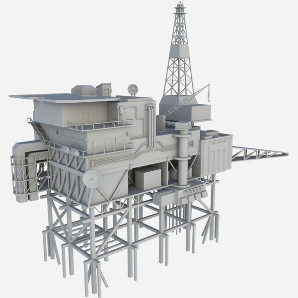 Low Poly Oil Industry Isometric Low-poly 3D model model - TurboSquid ...