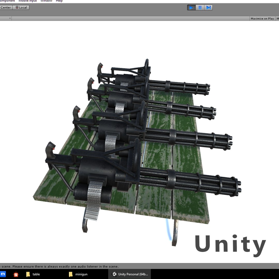 Minigun Unity Max