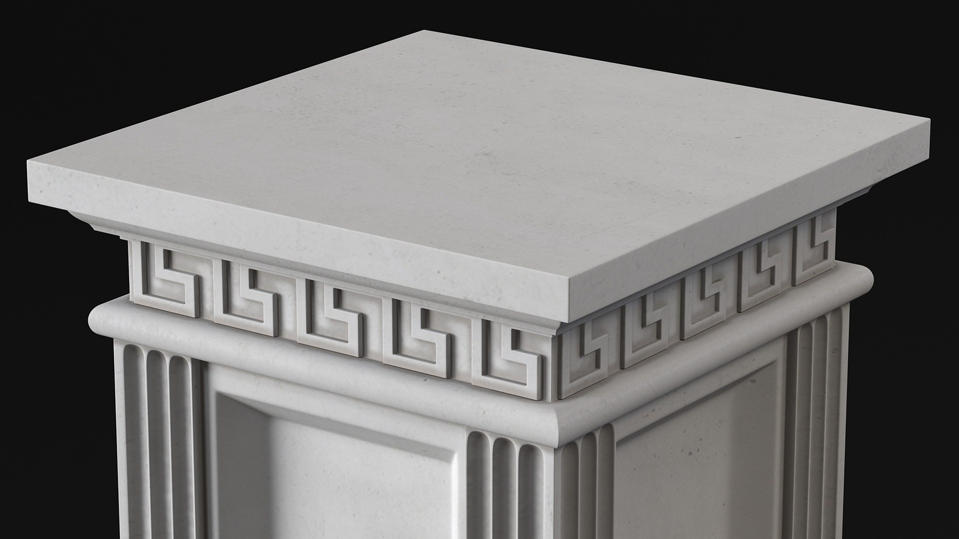 Column Base Greco Roman 3d C4d