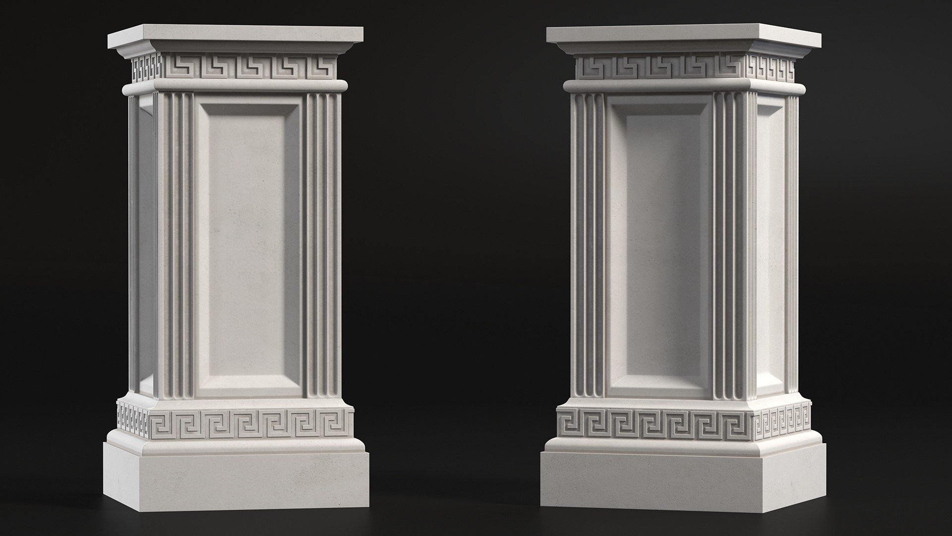 Column Base Greco Roman 3d C4d