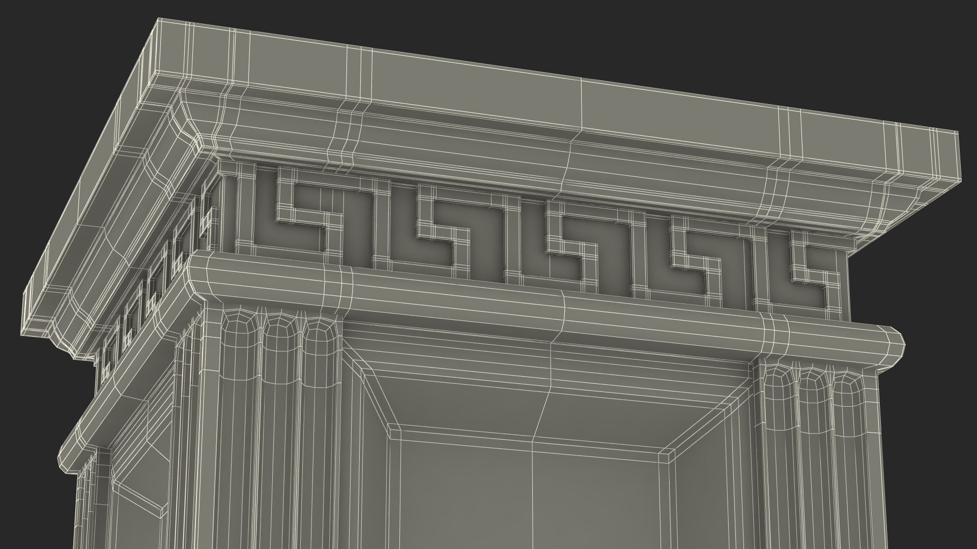 Column Base Greco Roman 3d C4d