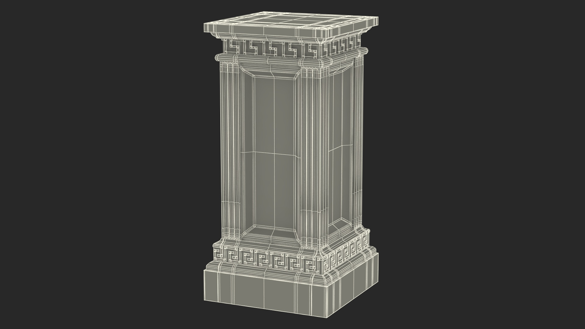 Column Base Greco Roman 3d C4d