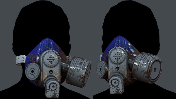 3D gas mask model - TurboSquid 1708638