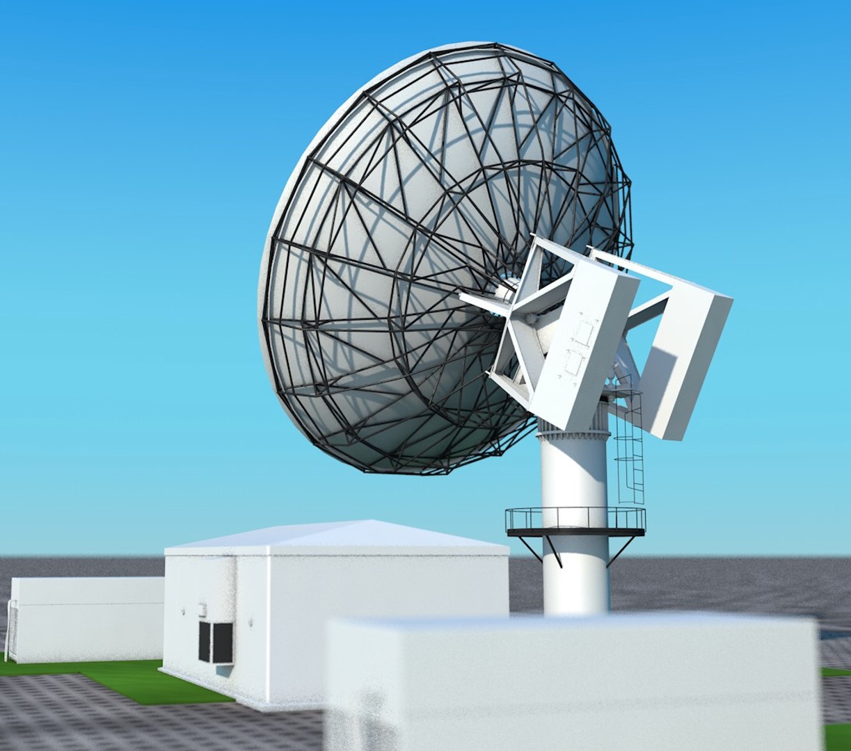 3d Model Radiotelescope Array