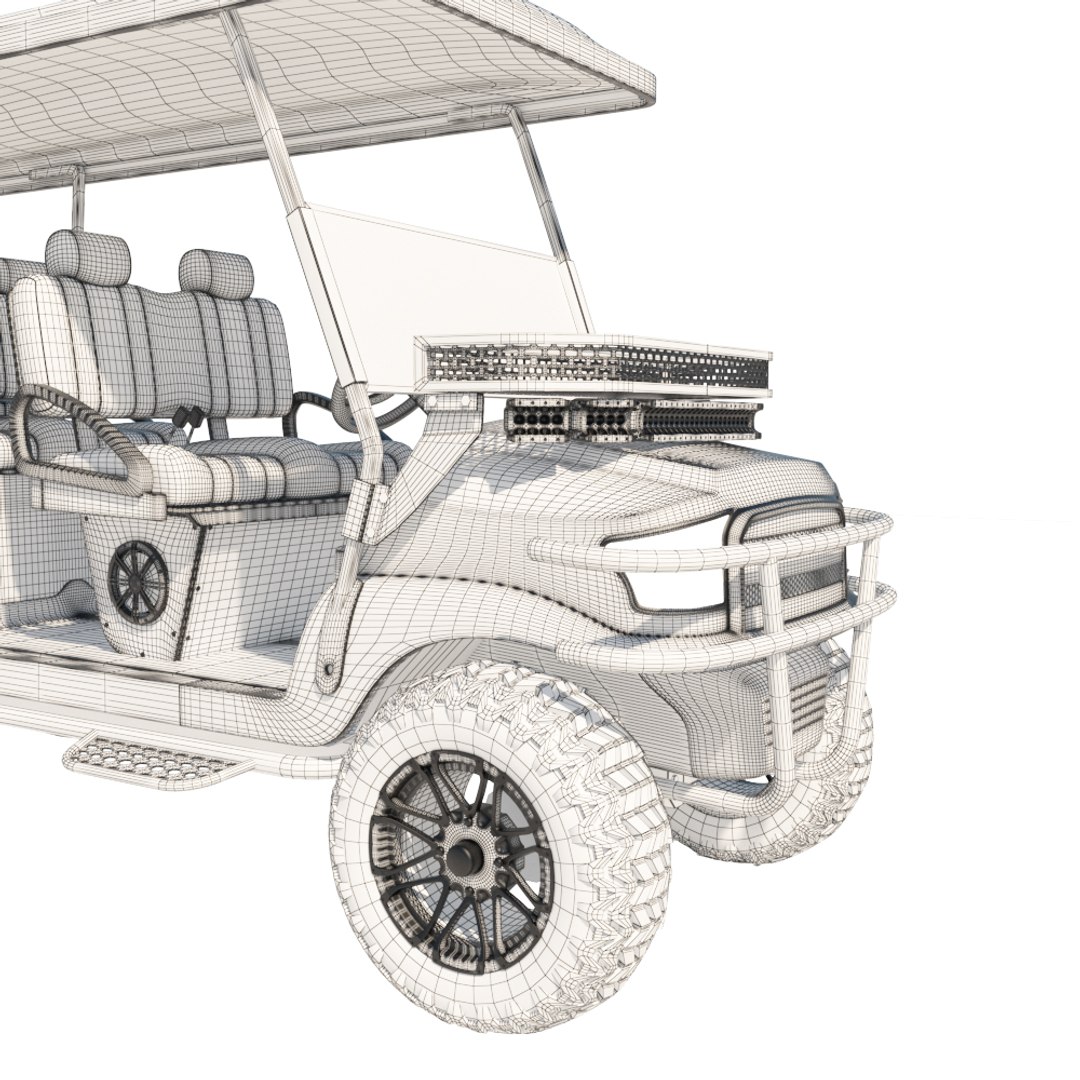 3D Golf Cart - TurboSquid 1569534