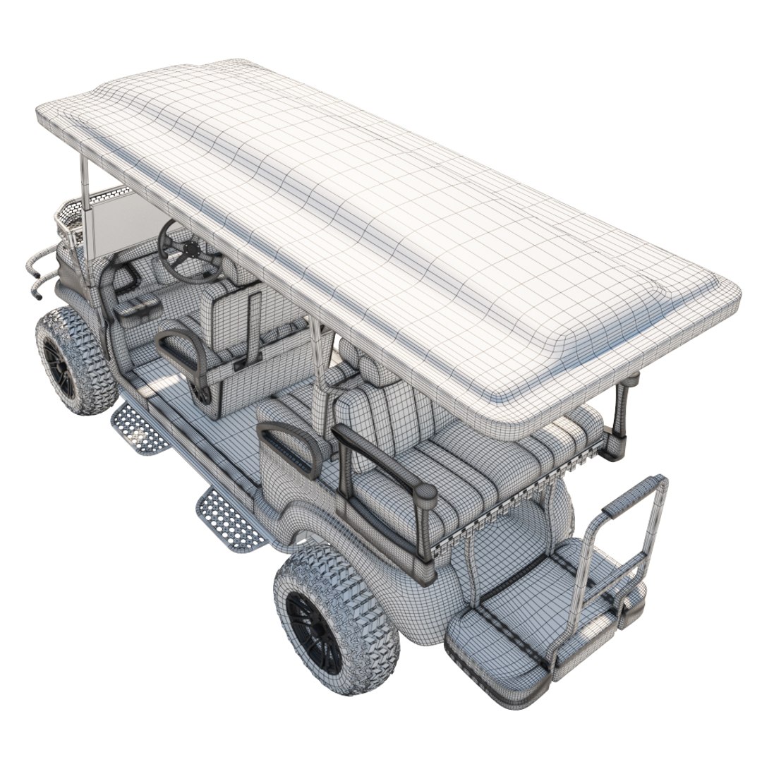 3D Golf Cart - TurboSquid 1569534