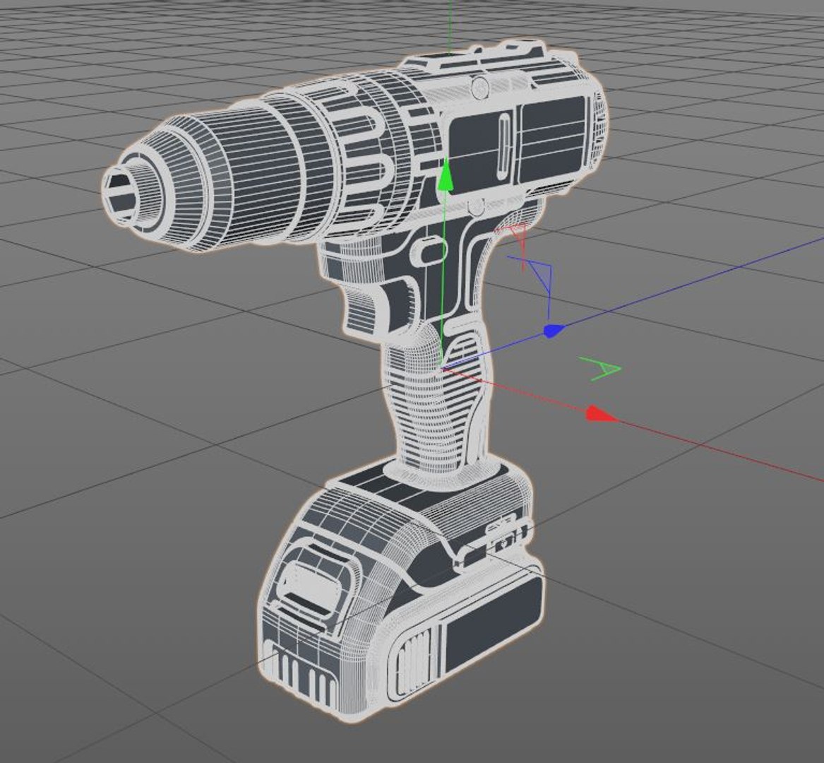 3D Model Cordless Drill - TurboSquid 1367869