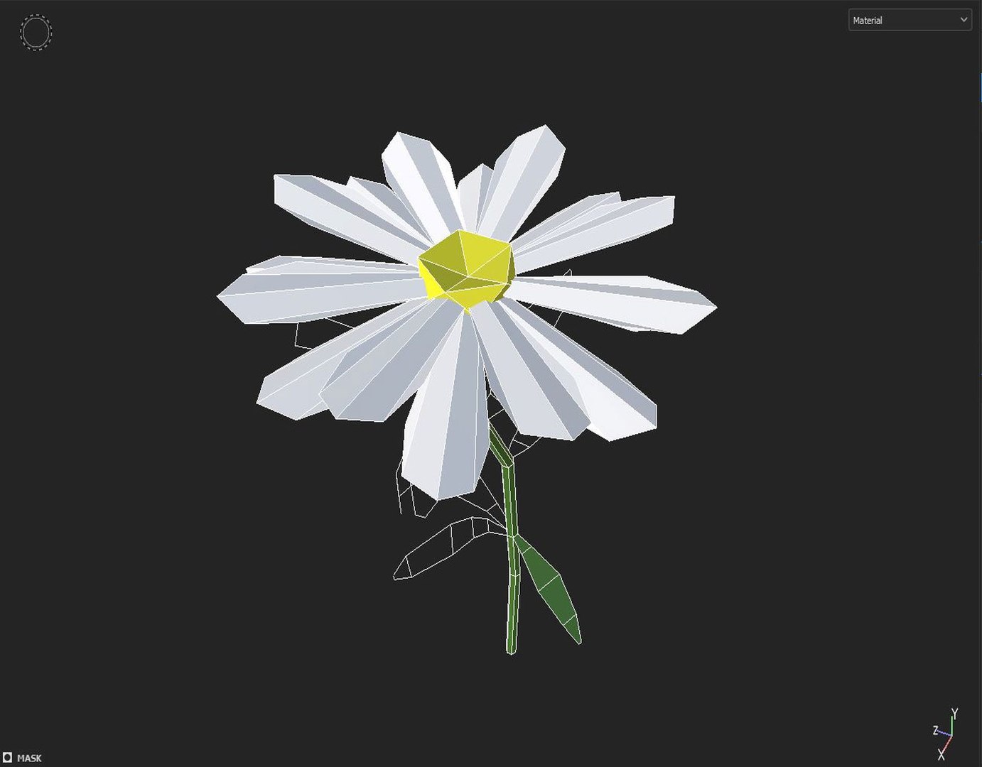Low Poly Flower 3D Model - TurboSquid 2371152