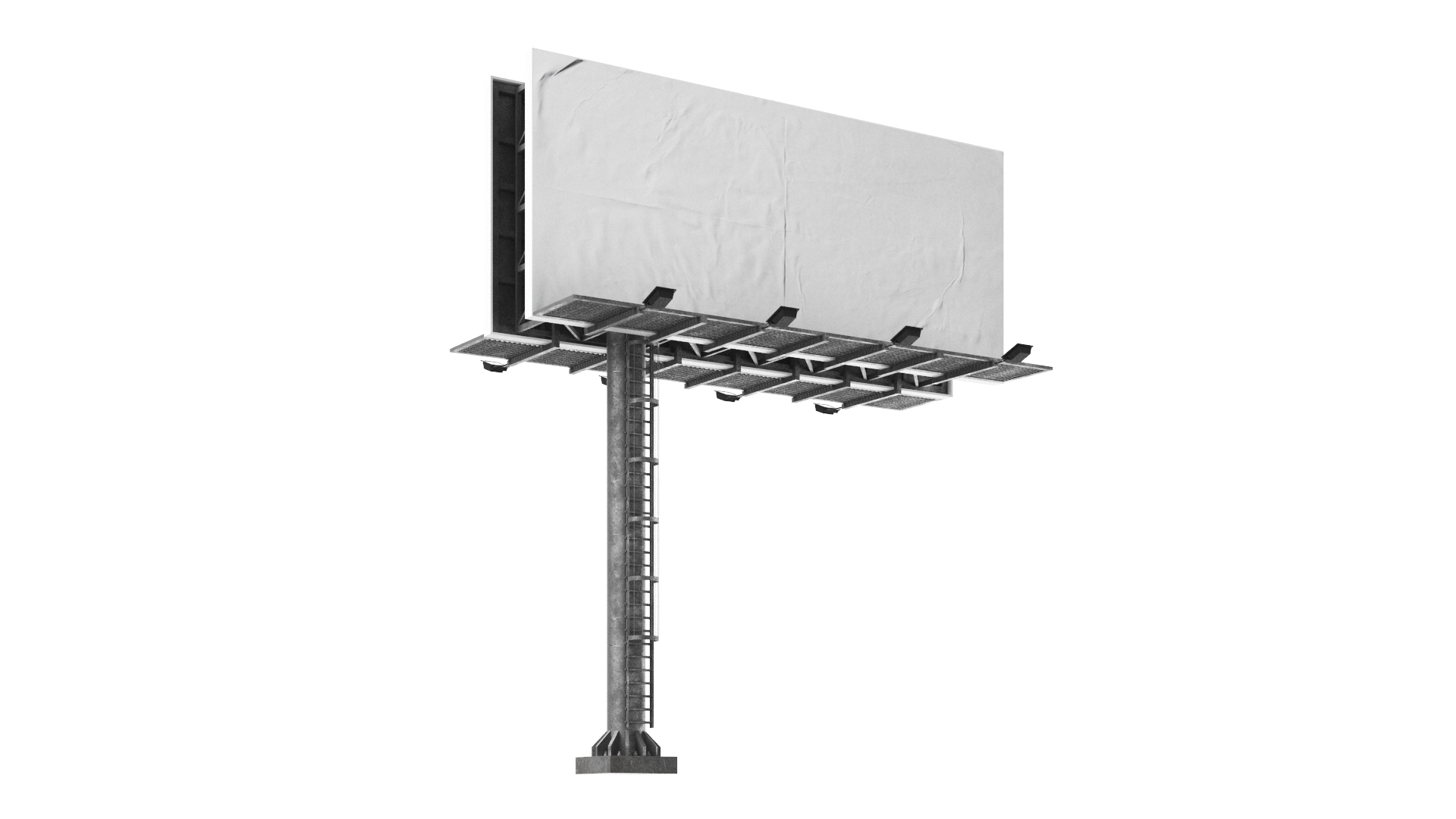 Detailed Billboard 03 3D - TurboSquid 2204230