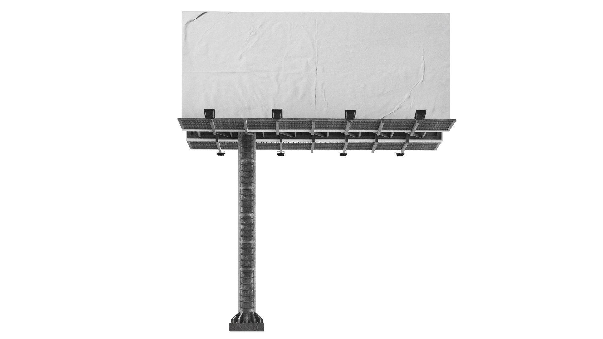 Detailed Billboard 03 3D - TurboSquid 2204230