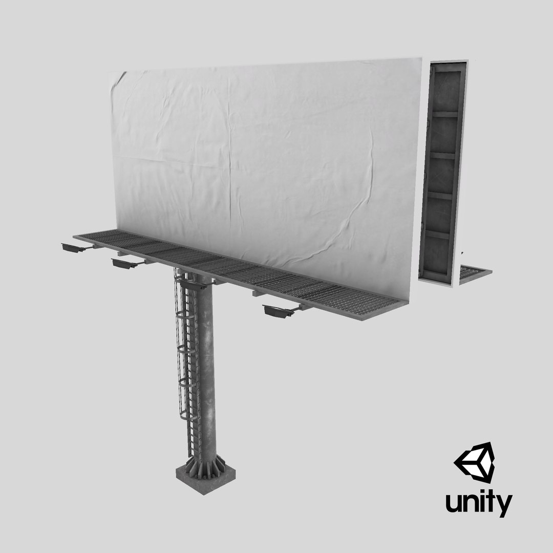 Detailed Billboard 03 3D - TurboSquid 2204230