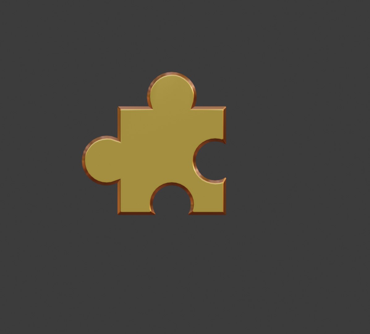 Puzzle Piece 3D Model - TurboSquid 1649440