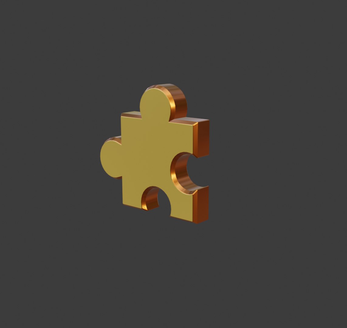 Puzzle Piece 3D Model - TurboSquid 1649440