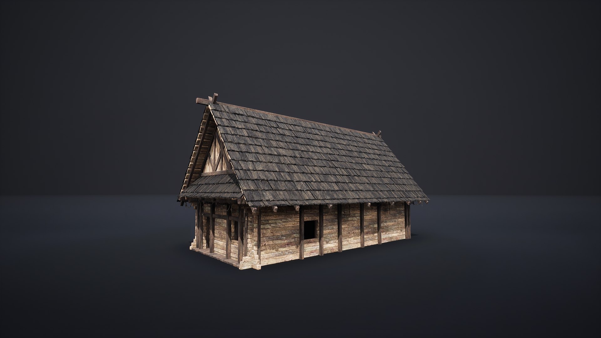 3D MEDIEVAL SLAVIC HOUSE CABIN COTTAGE HUT VILLAGE FARM AAA NEXTGEN ...