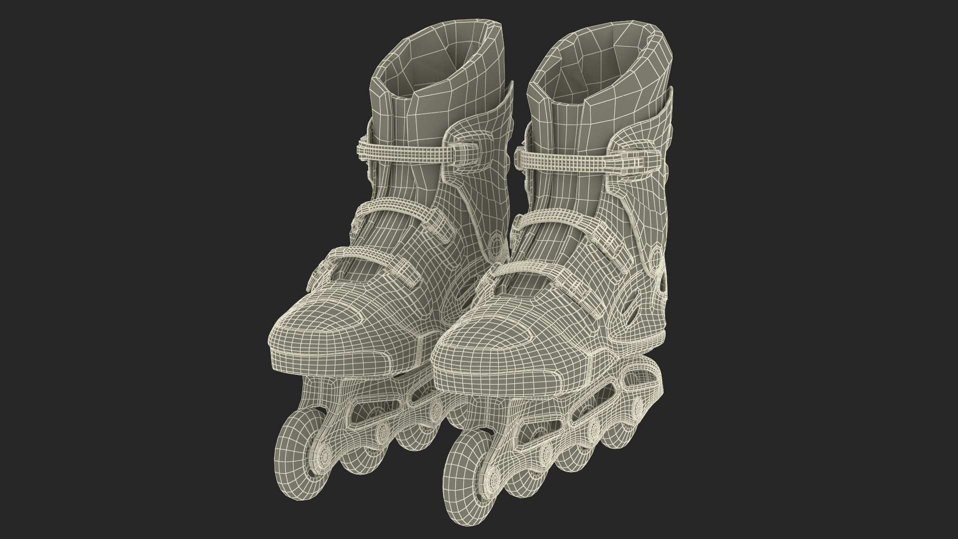 3D Inline Skates Model - TurboSquid 2335667