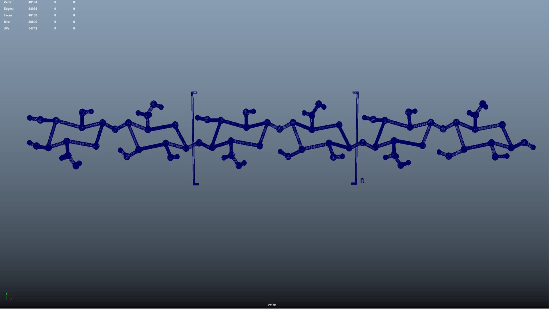 Cellulose Structure 3D Model - TurboSquid 2210445