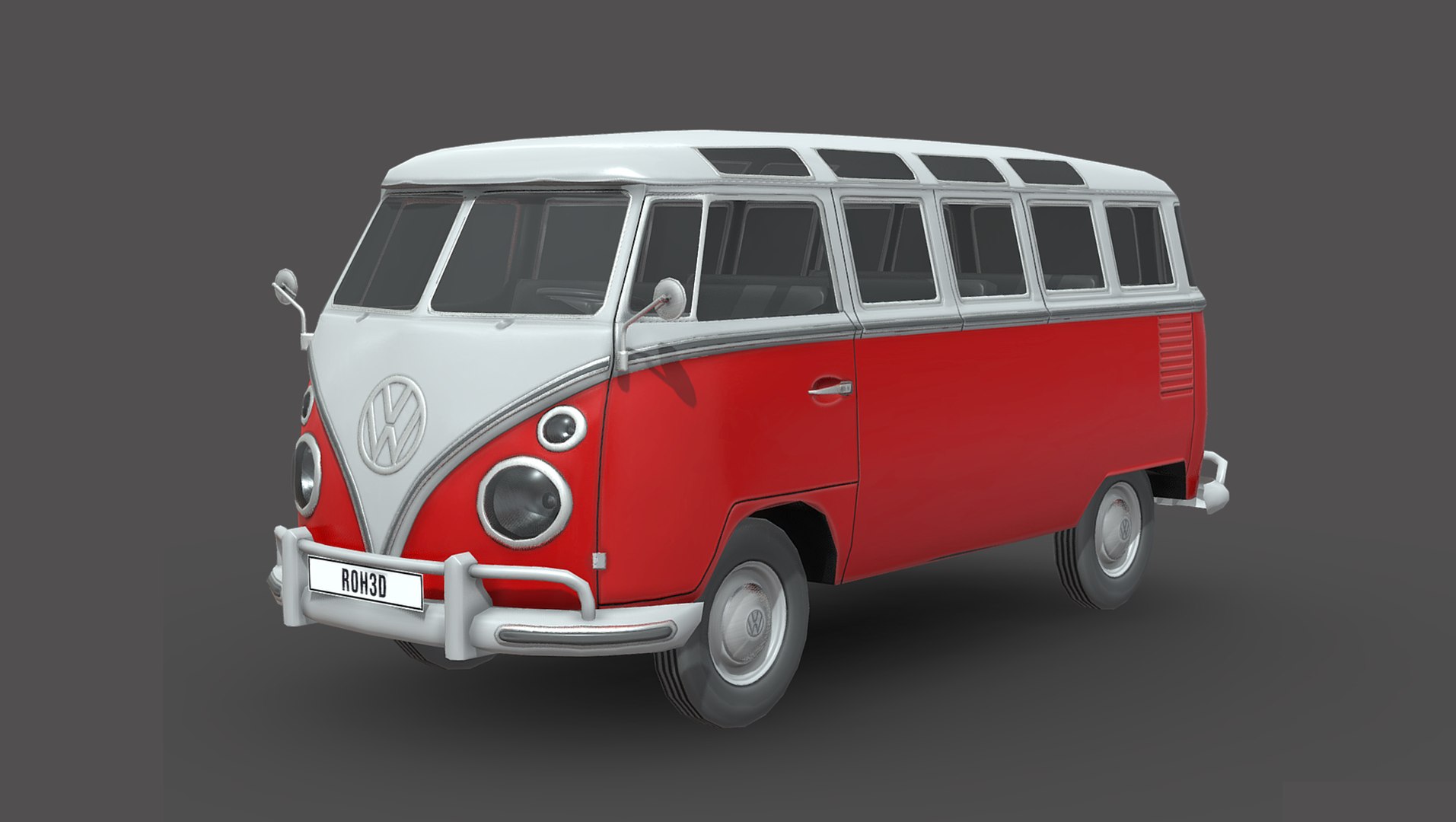 3D Volkswagen Transporter T1 1950 - TurboSquid 2373160