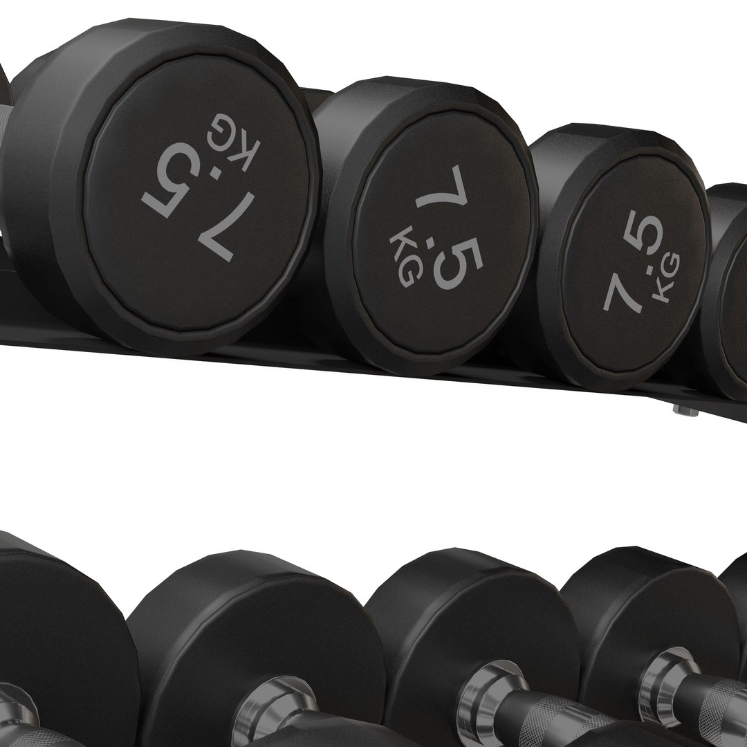 3D Bonnlo Dumbbell Rack Model - TurboSquid 2140101