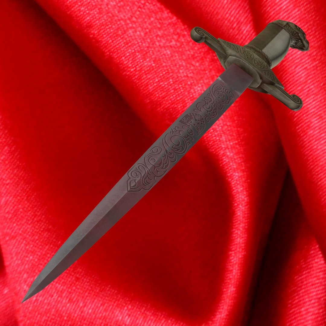 piece indo persian dagger 3d max